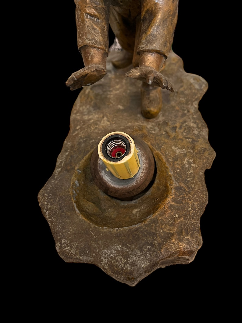 Antique Jugendstil Boy Table or Desk Lamp A. De Ranieri - Etsy