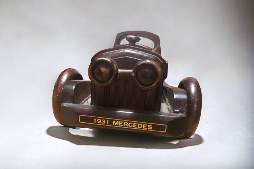 Wooden Mercedes Benz Carved 1931 Model Car Vintage Collectable - Etsy
