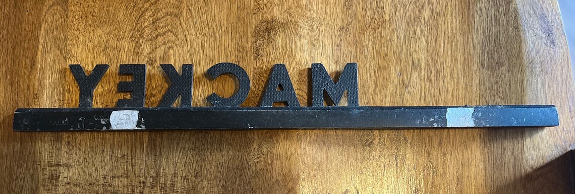 Vintage Metal Hearse Name Plate Sign Oddity Curiosity - Etsy