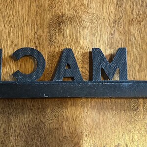 Vintage Metal Hearse Name Plate Sign Oddity Curiosity - Etsy