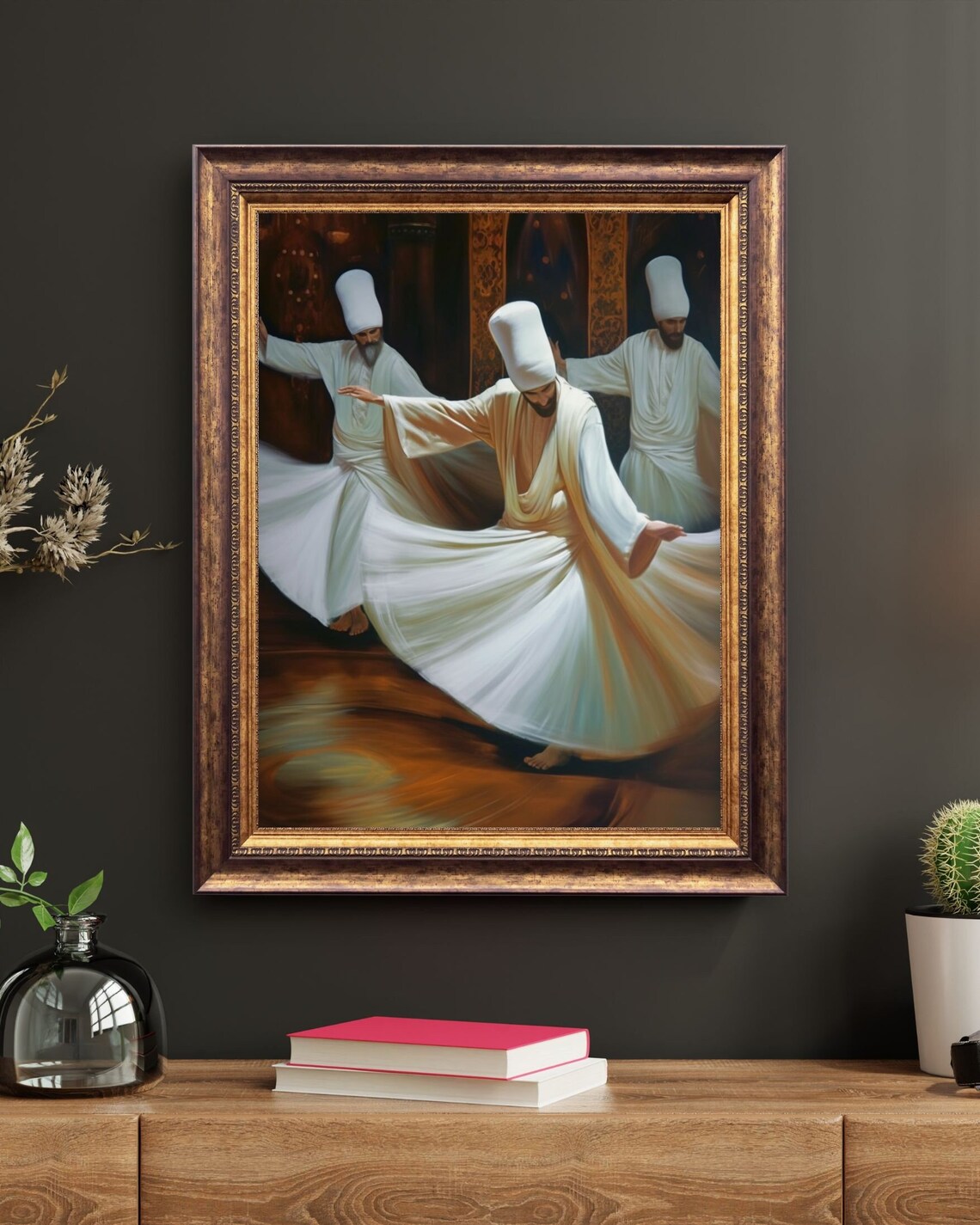 Whirling Dervish Wall Art Download Print, Mevlana Art, Printable Sufi ...