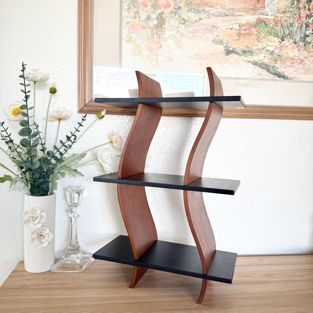 Thomas Stender Modulus Soundwave CD Rack Shelf Postmodern Modernist ...
