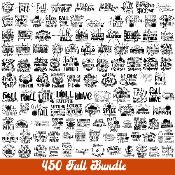 Cricut Designs Fall - Etsy