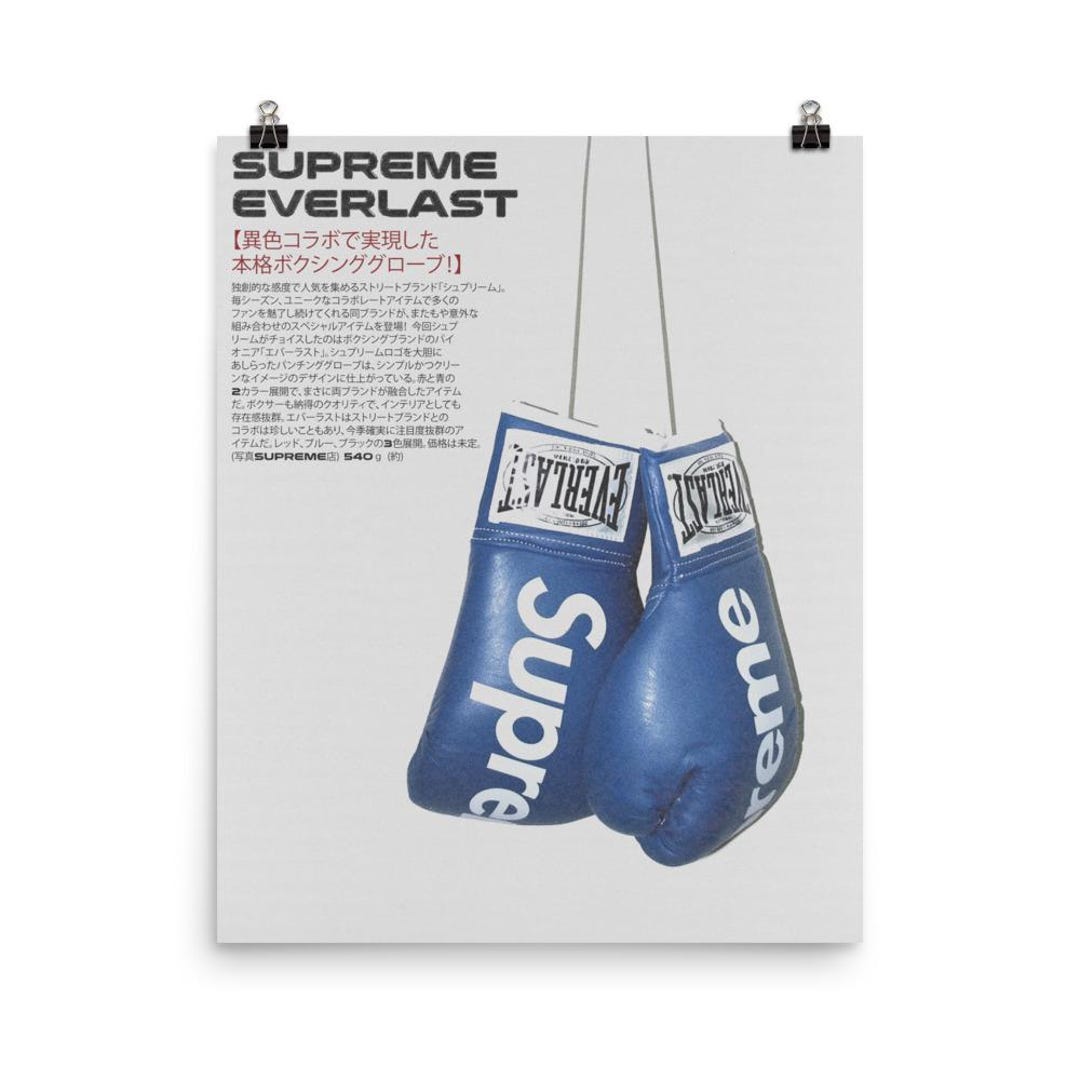 Supreme Everlast Boxing Gloves Poster | Rare Streetwear Magazine Art ...