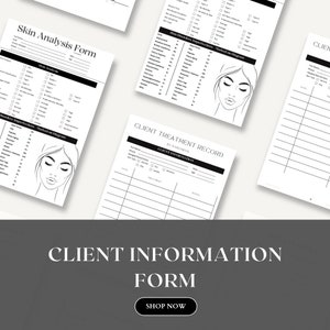 Skin Assessment Form Customizable Aesthetician Templates Facial Mapping ...