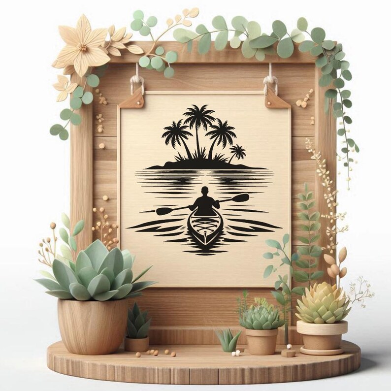 164 Laser Engraving Kayak Dxf Bundle | Canoe Paddle Svg Vector Designs ...