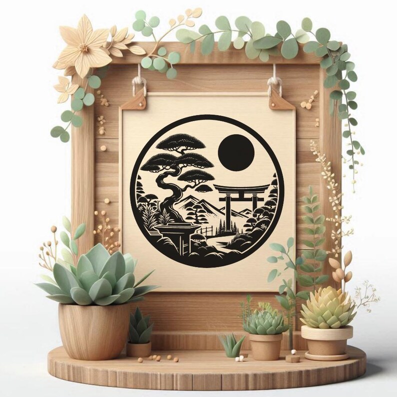 157 Bonsai Tree Svg Bundle | Japanese Bonsai Silhouette Dxf Png | Zen ...