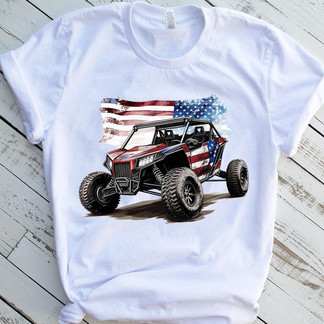 UTV Sublimation PNG Design - UTV 4 Wheeler Mix American Flag Digital ...