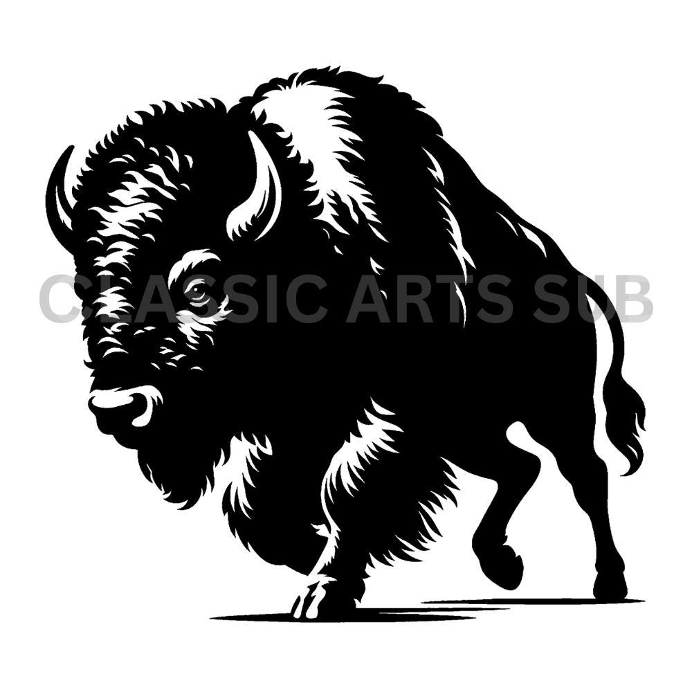 Bison SVG Bundle: Laser Cut Files for Cricut (digital Download - Etsy
