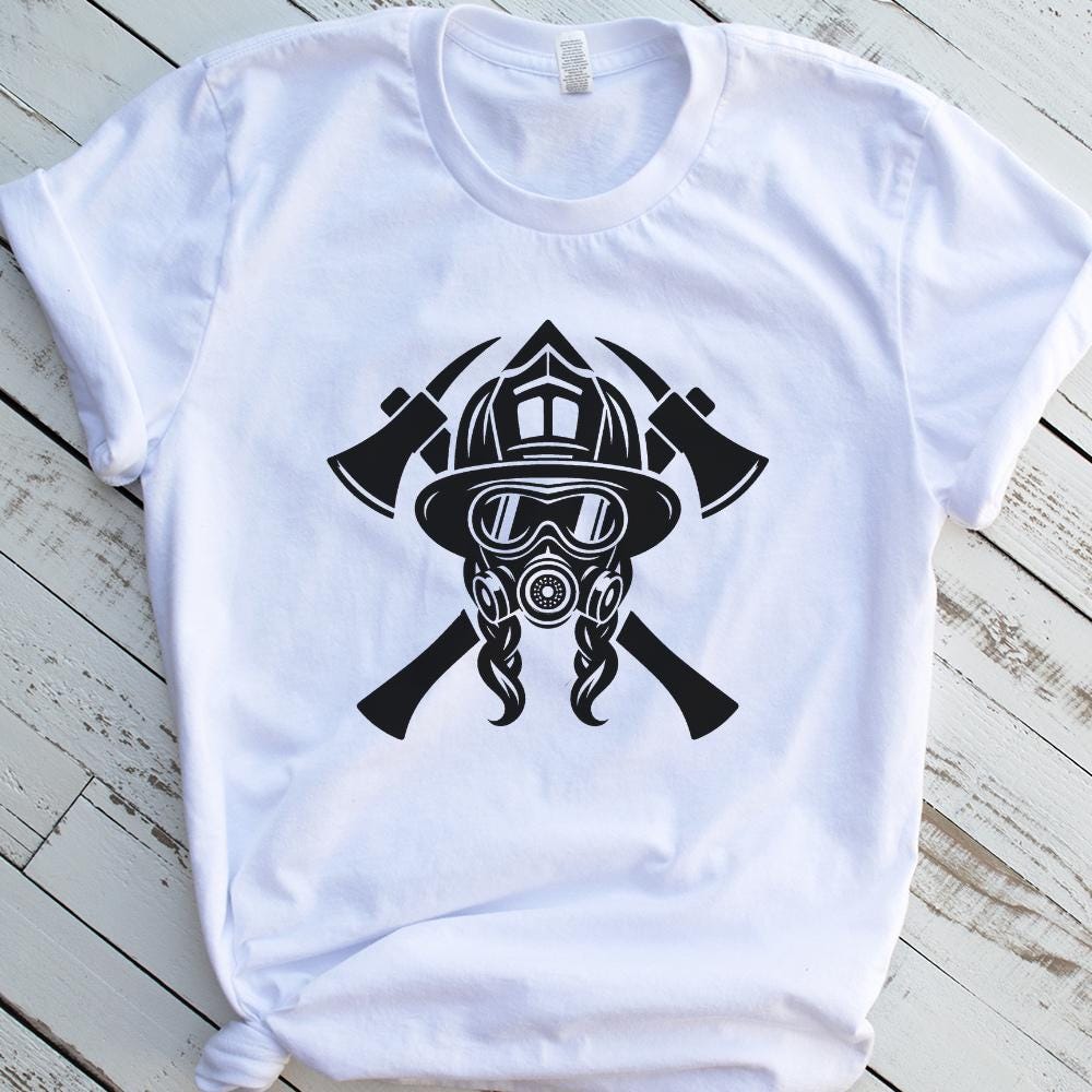 160 Firefighter SVG Bundle: Fireman Helmet, Axes, Rescue Truck Clipart ...
