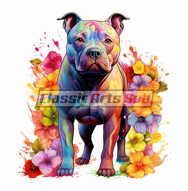 American Bully PNG Sublimation File American Bully Standing Mixed With ...
