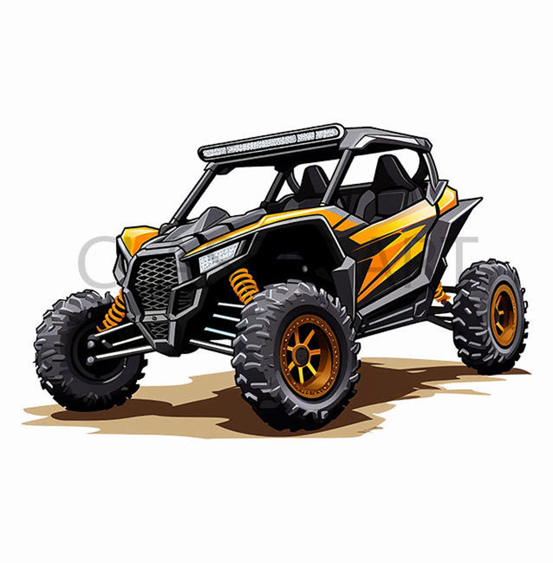 UTV Sublimation PNG Design - #03 Artistic UTV Cartoon Style - Instant Digital Downloads - Etsy