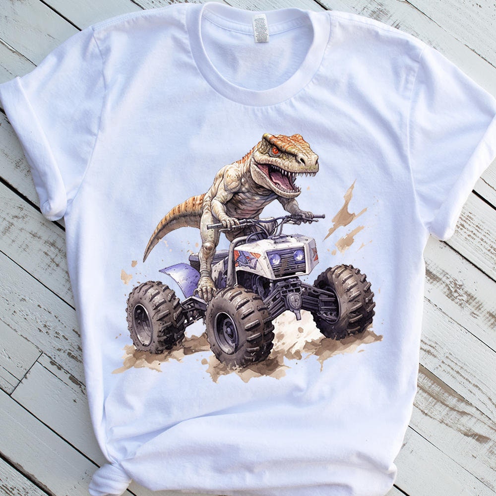 TREX Sublimation PNG File Cool Trex Riding 4 Wheelers ATV Graphics for ...