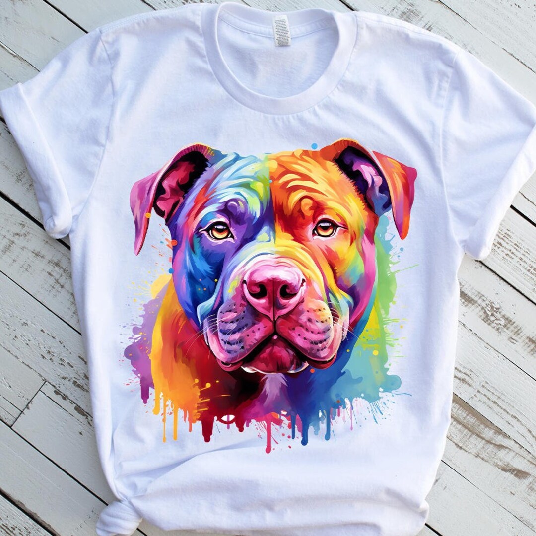 American Bully PNG Sublimation File - American Bully Alcohol Ink Art ...