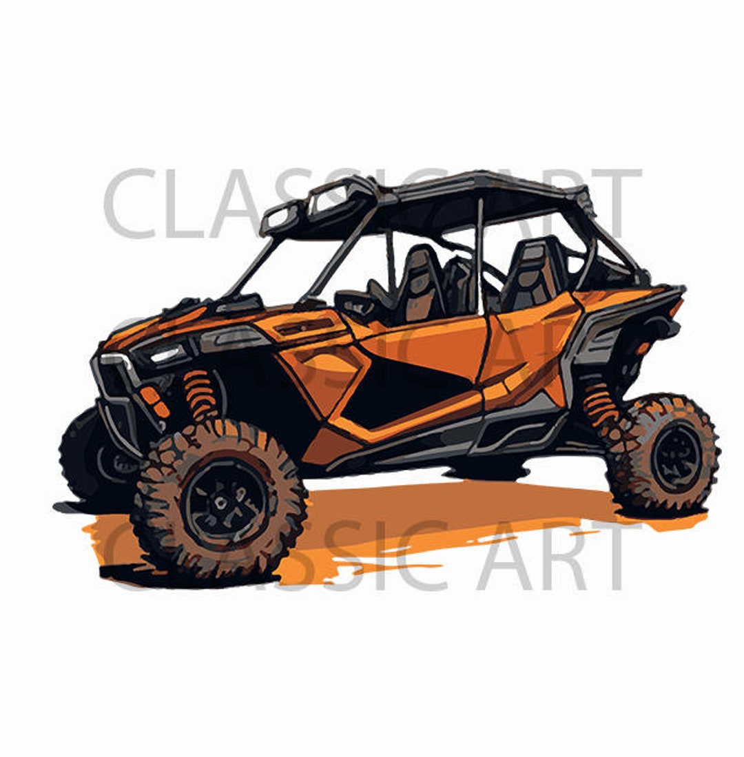 UTV Sublimation PNG Design - UTV Mixed Water Color Art - Instant ...