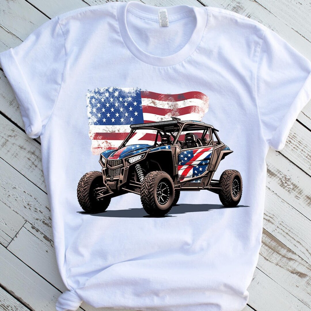 UTV Sublimation PNG Design Utv Mix With USA Flag Creative Digital Art ...