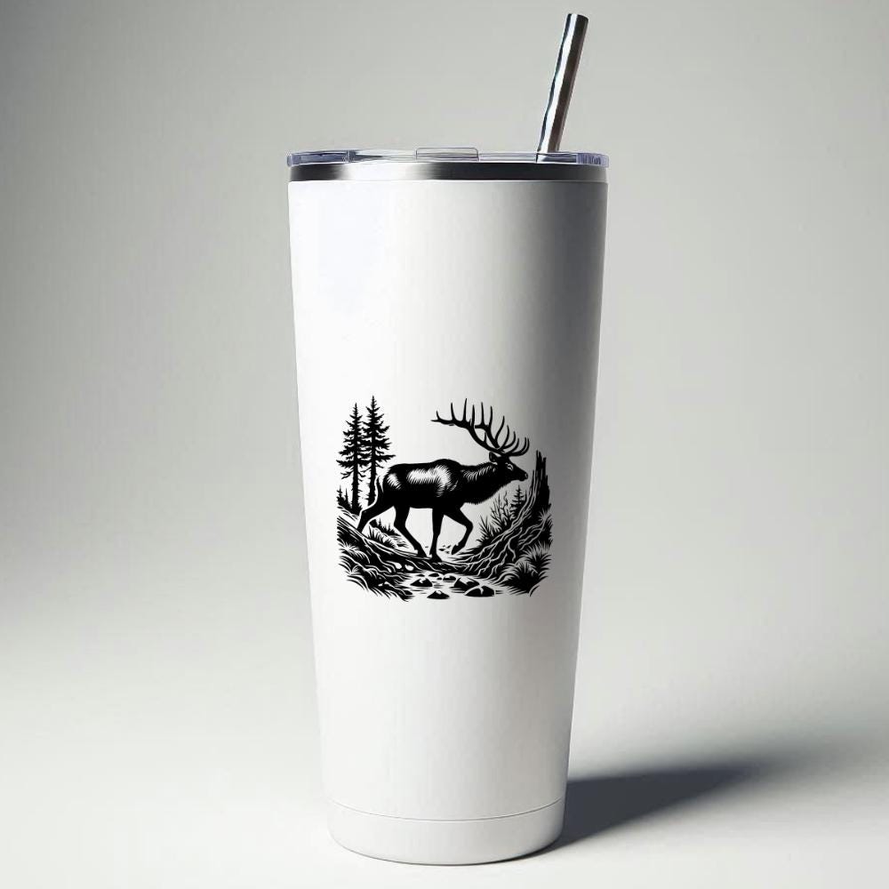 Woodland Animal Scene SVG Bundle: Forest Wildlife Cut Files (commercial ...