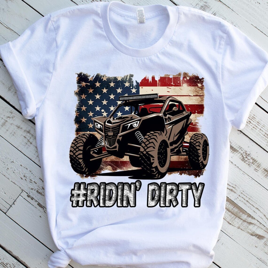 UTV Sublimation PNG Design - Distressed Utv Mixed in Vintage USA Flag ...