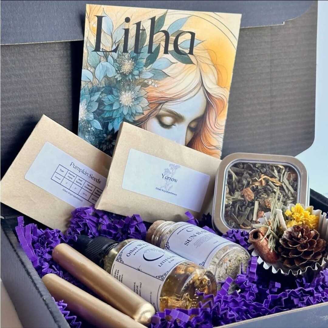 Litha Summer Solstice Kit: Litha Oil, Sun Salt, Gold Candles ...