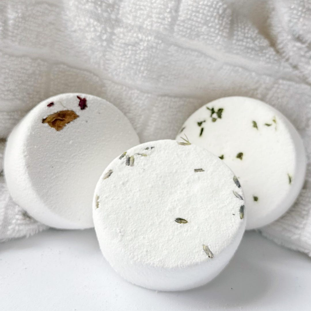 All-natural Shower Steamers Pack of 4 With Soap Bag Paraben-free ...