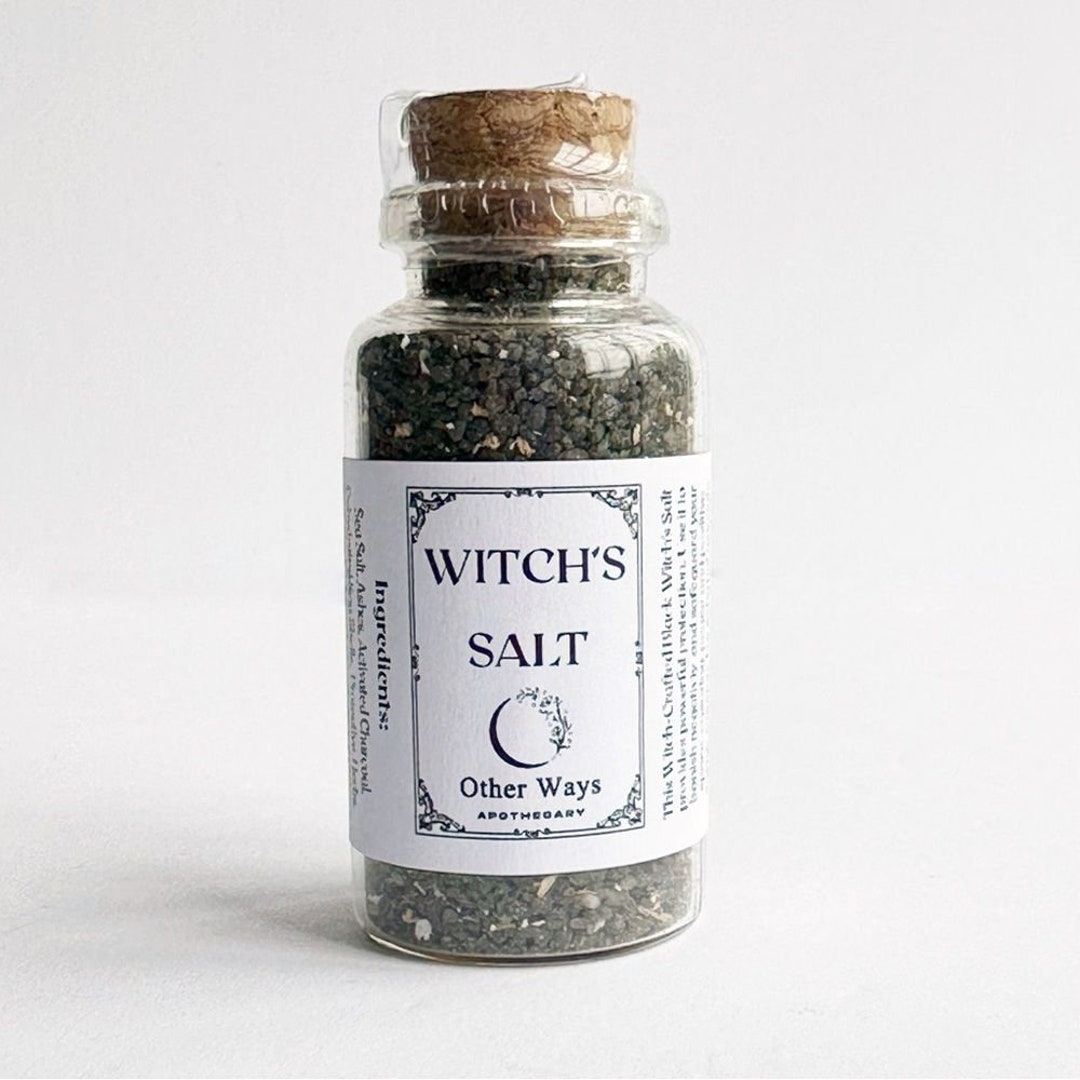 Witch-crafted Black Salt Authentic Witches Black Salt Infused With ...