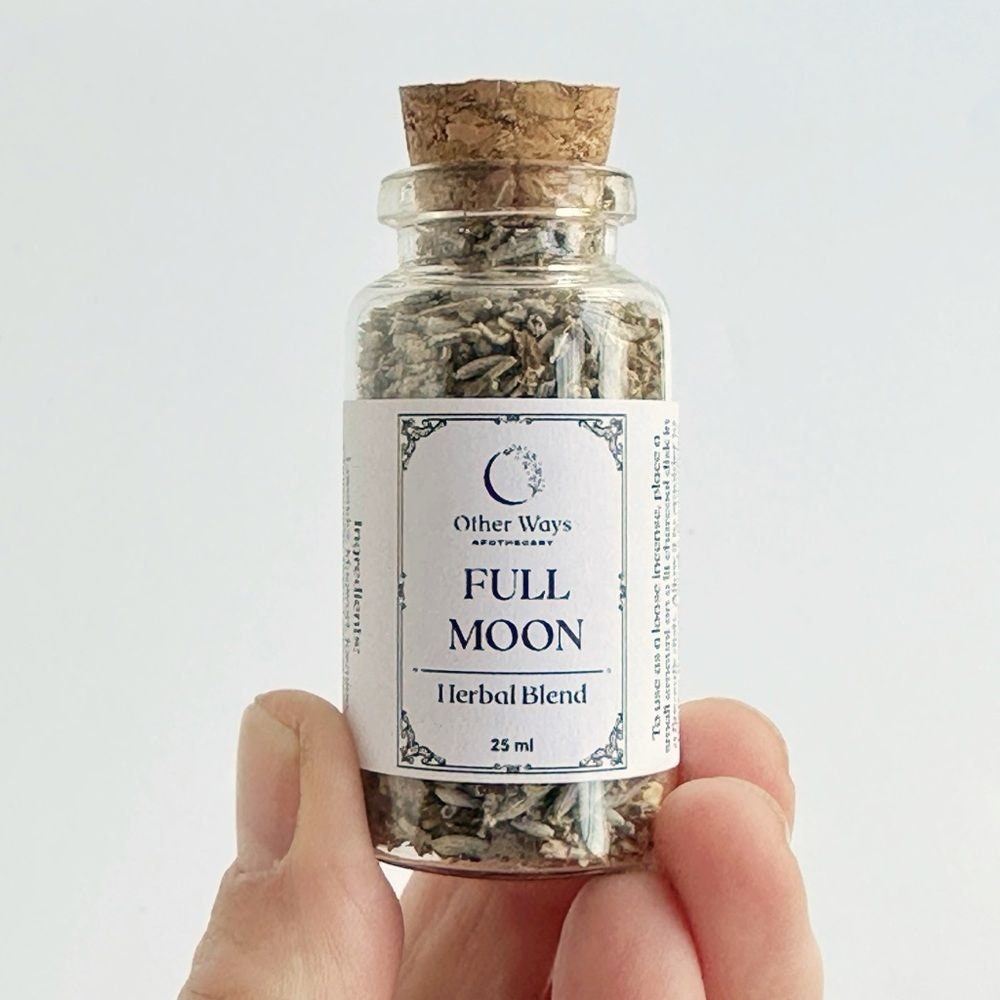 Full Moon Herbal Incense Blend Harness Lunar Magic - Etsy