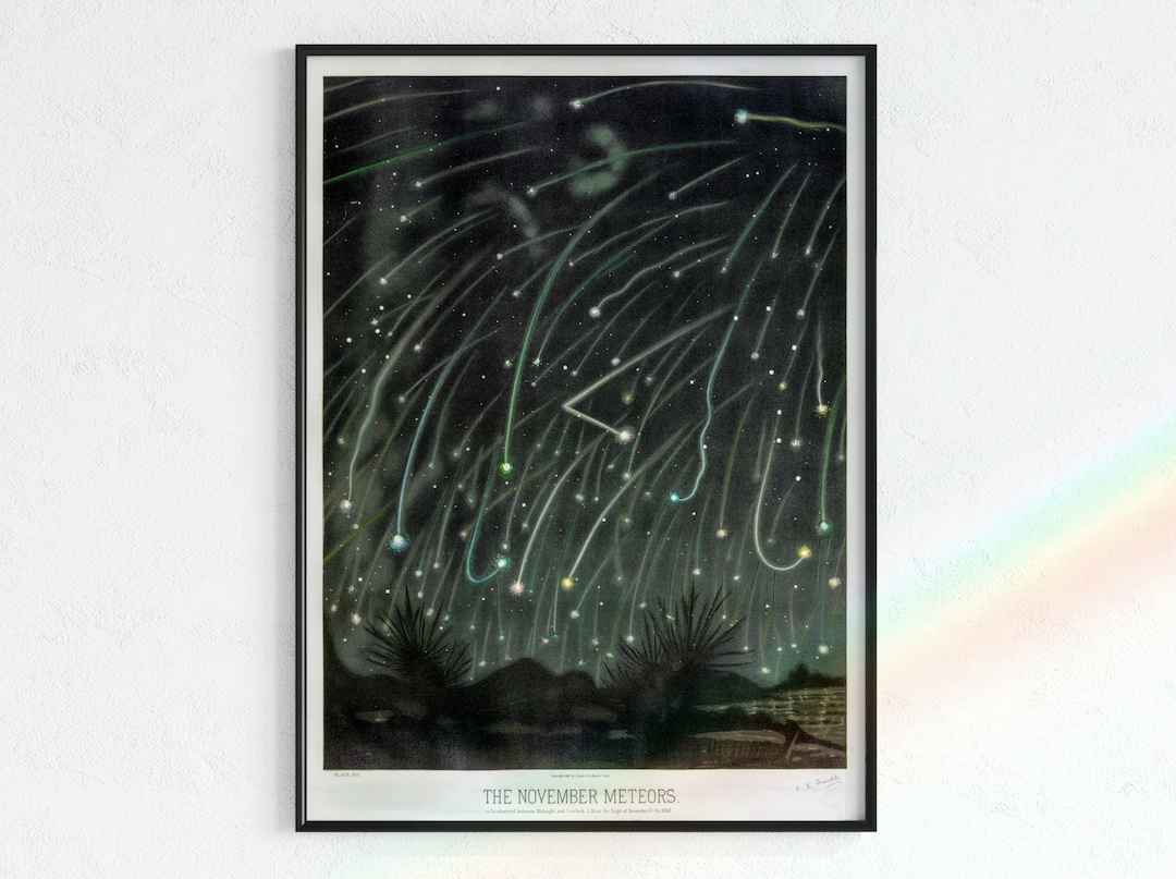 Lucky Shooting Stars Print | Digital Download, Astronomy, Posters, Art ...