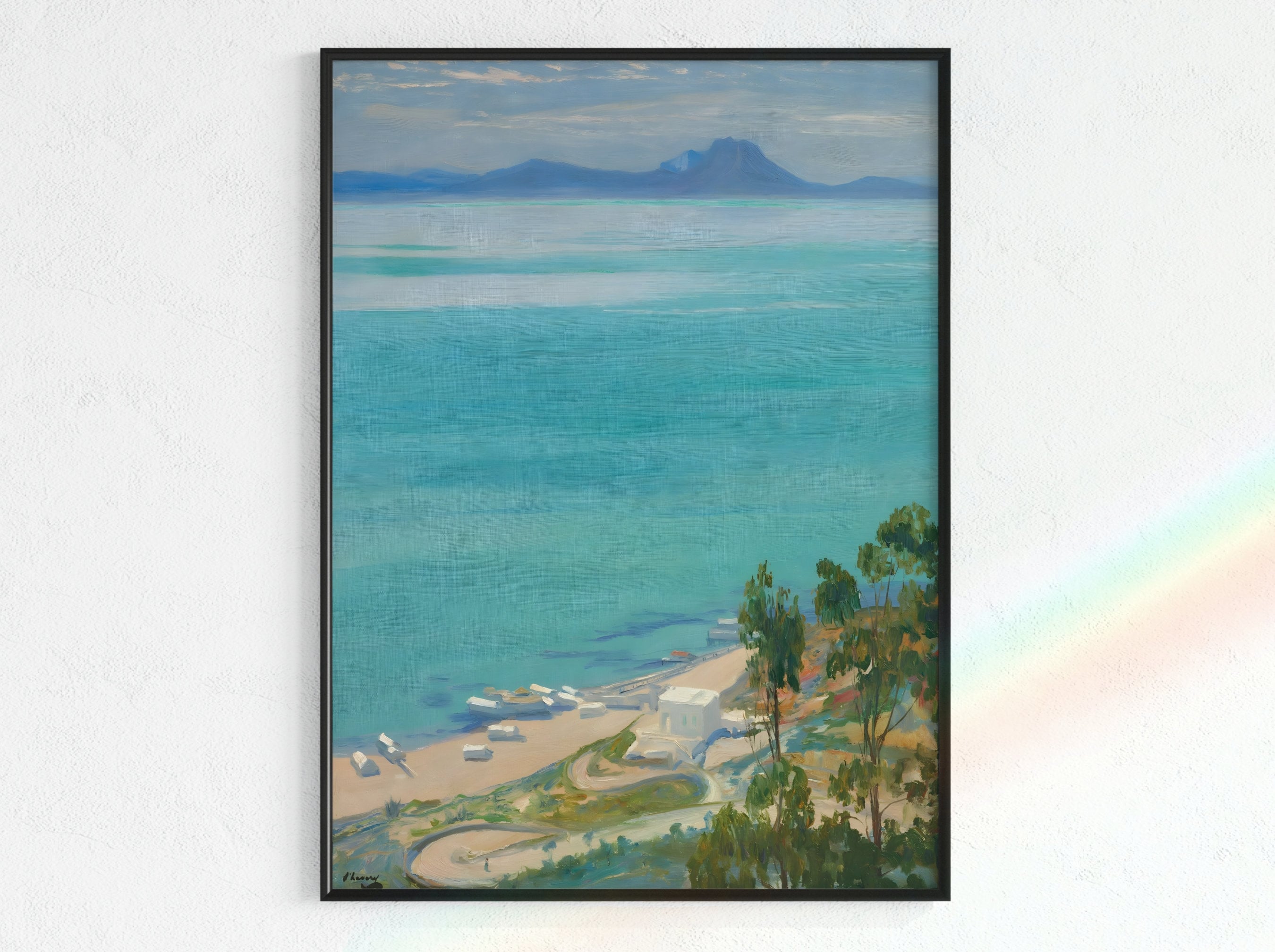 Seaside Beach Painting by Master Irish Artist Sir John Lavery | Digital ...