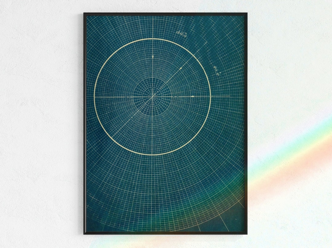 Vintage Engineering Blueprint From 1914 Thesis, Industrial Decor ...