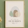 HE is Risen | Easter Decor | Easter Wall Art | Christian Wall Art ...