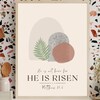 HE is Risen | Easter Decor | Easter Wall Art | Christian Wall Art ...