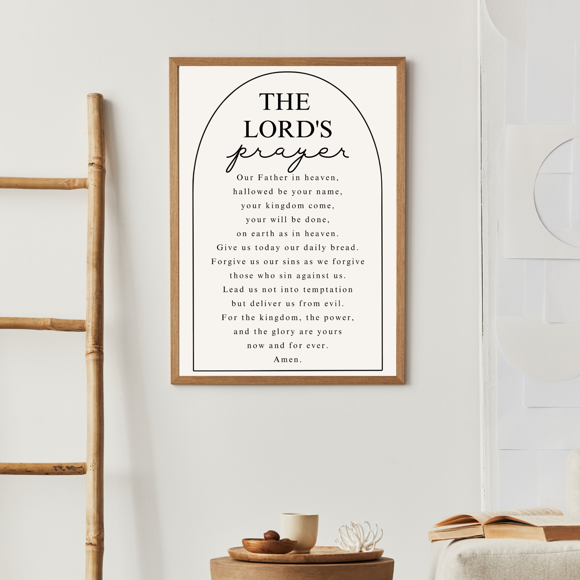 The Lord's Prayer | Christian Wall Art | Bible Wall Art | Christian ...