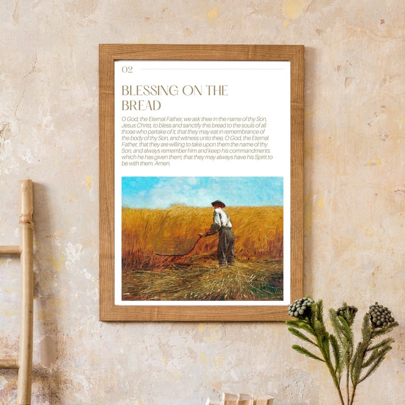 Sacrament Blessing on the Bread | Digital Download | New Testament ...