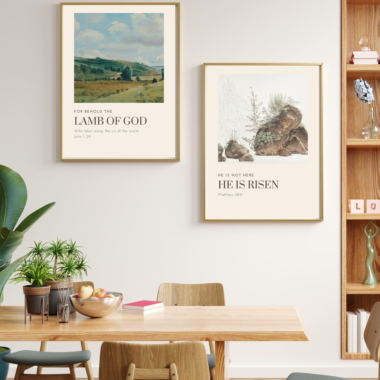 HE is Risen Easter Decor Easter Wall Art Christian Wall Art Easter ...