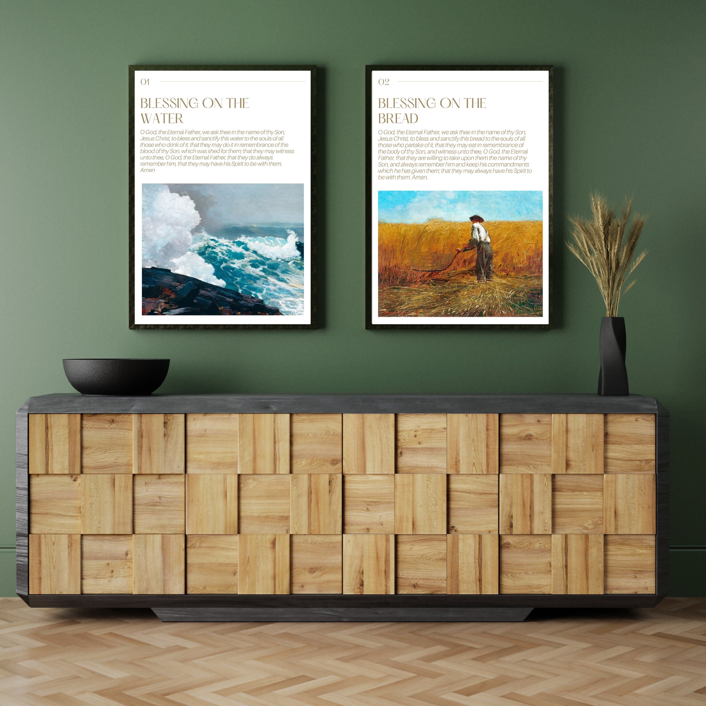 Sacrament Blessing BUNDLE Digital Download Christian Art the Living ...