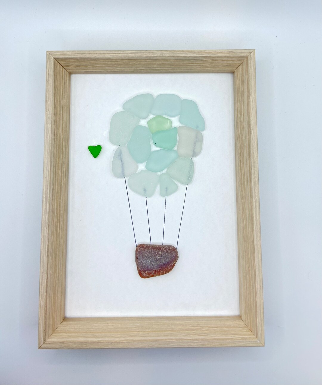 Soar Away! Sea Glass Hot Air Balloon - Etsy