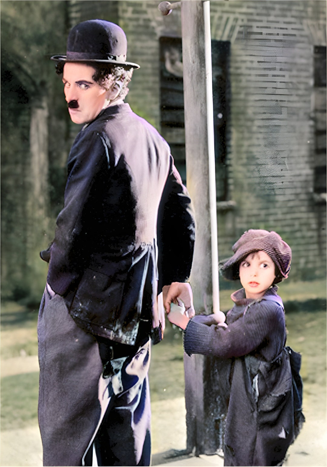Charlie Chaplain - Vintage Color Photo. - Etsy