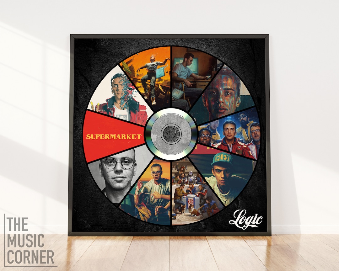 Logic Discography CD Album Collage Mashup Poster - Etsy