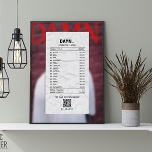 Choose Your Album Custom Receipt Poster Print | Scannable QR Code Music ...