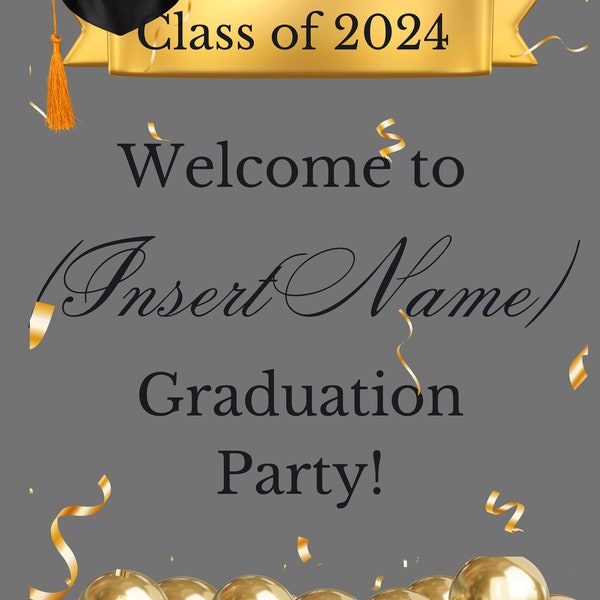 Graduation Welcome Stand - Etsy