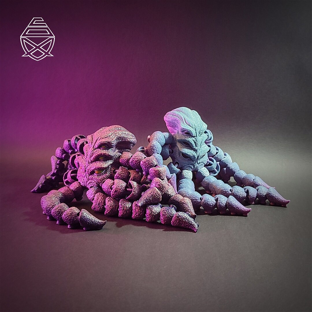 Articulating Cthulhu With Flexible Tentacles and Optional Stand - Etsy