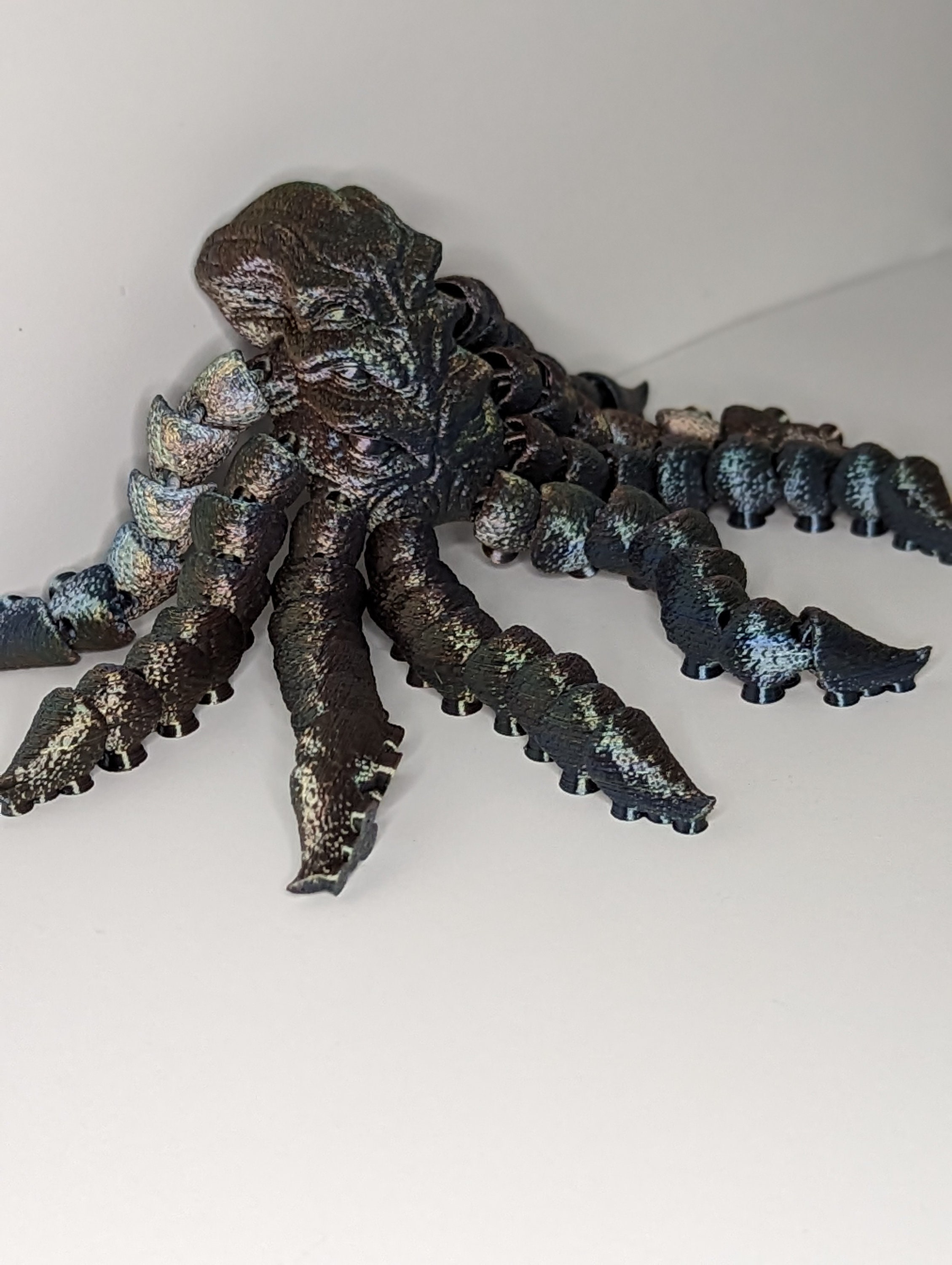 Articulating Cthulhu With Flexible Tentacles and Optional Stand - Etsy