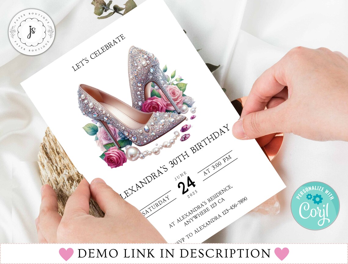 Adult Birthday Party Invitation, Adult Invitation, Women's Birthday ...