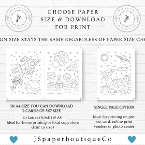 Space Coloring Pages for Kids, Planets Coloring Book, Preschool Space ...