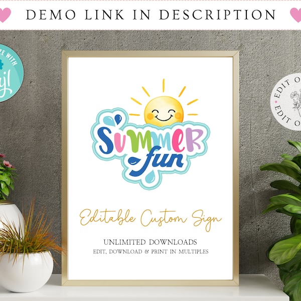 Summer Signs - Etsy