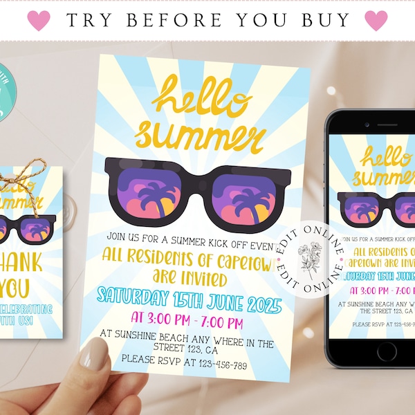 Party Invitation - Etsy