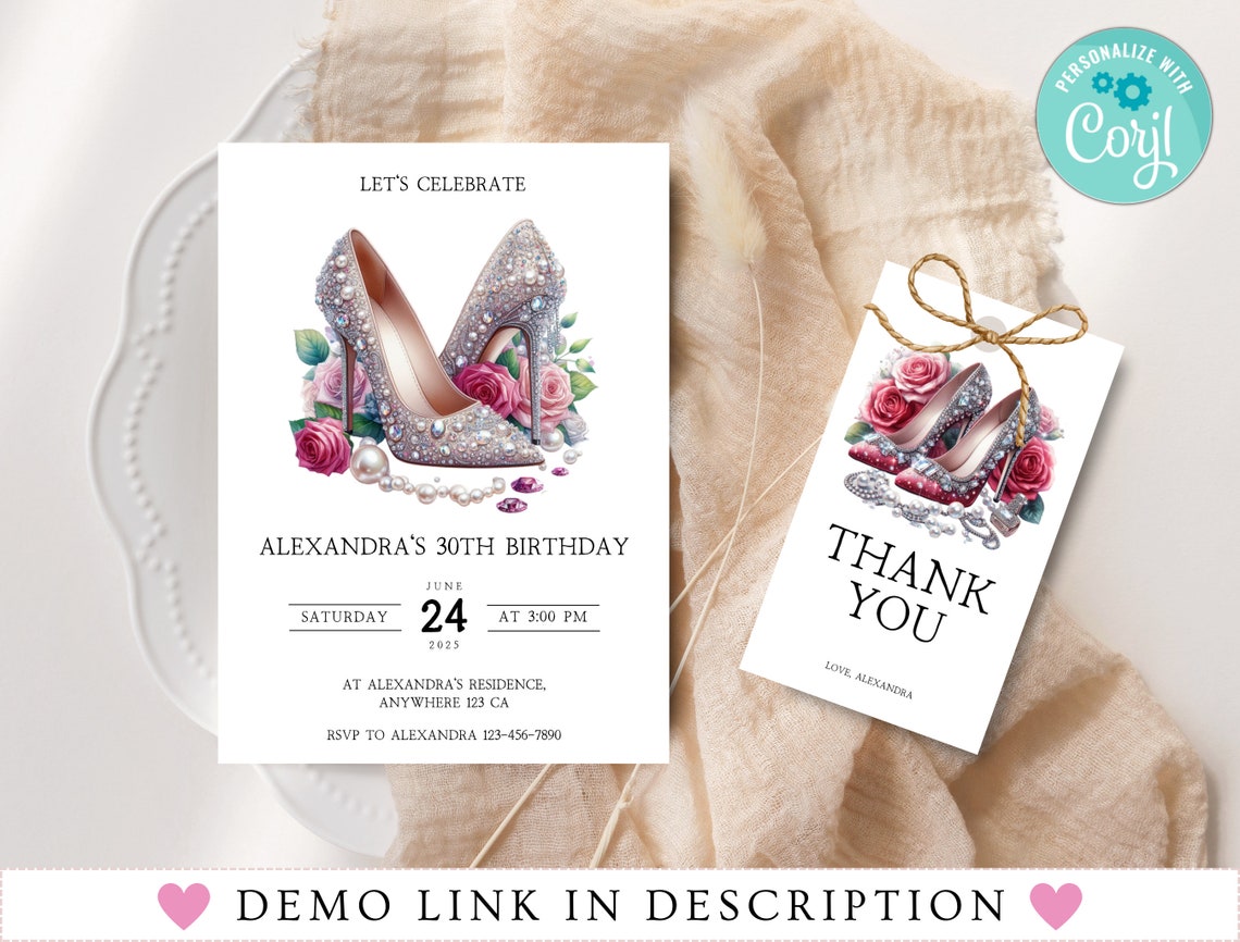 Adult Birthday Party Invitation, Adult Invitation, Women's Birthday ...