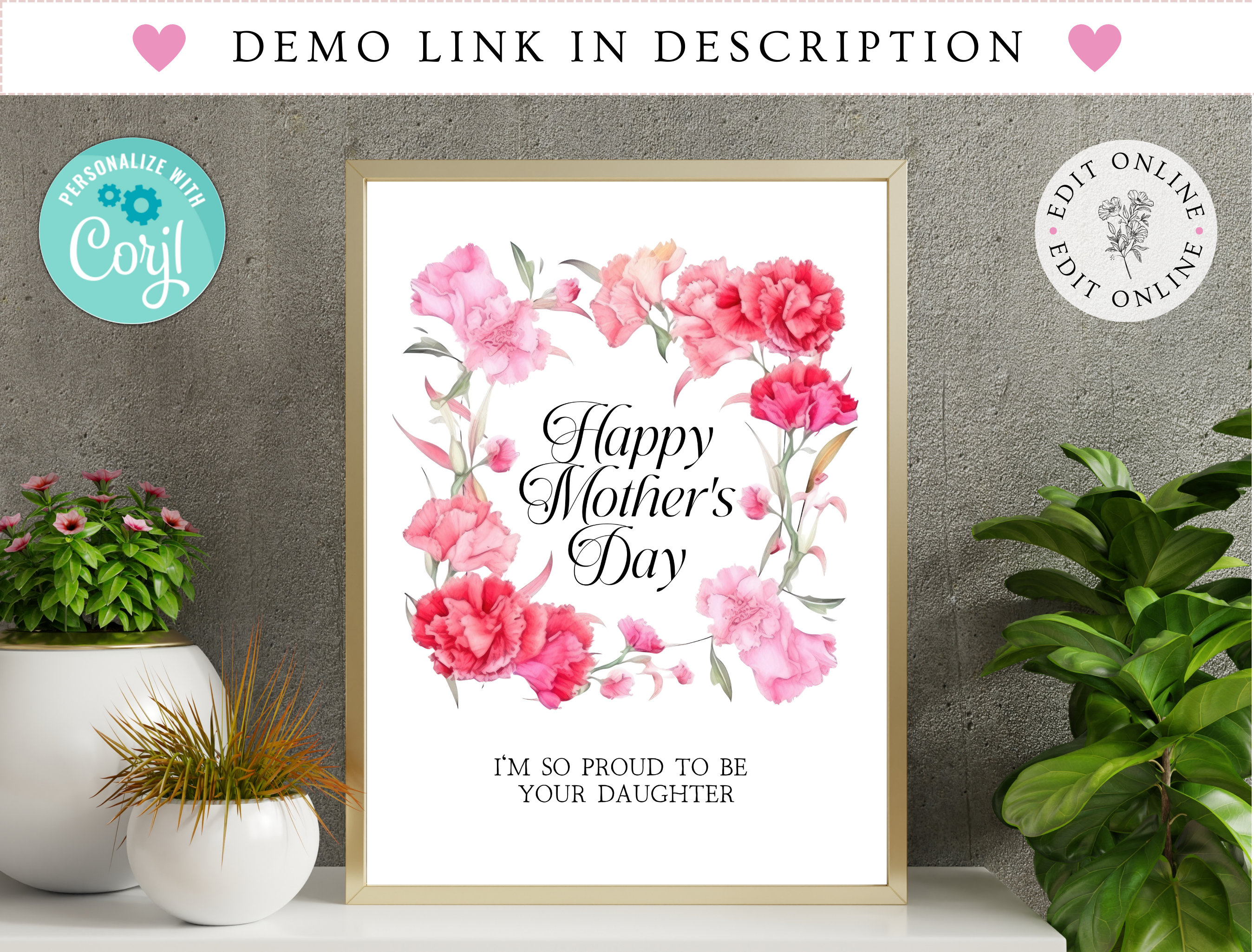 Mother's Day Custom Sign, Mother's Day Sign, Mom Sign, Happy Mother's ...