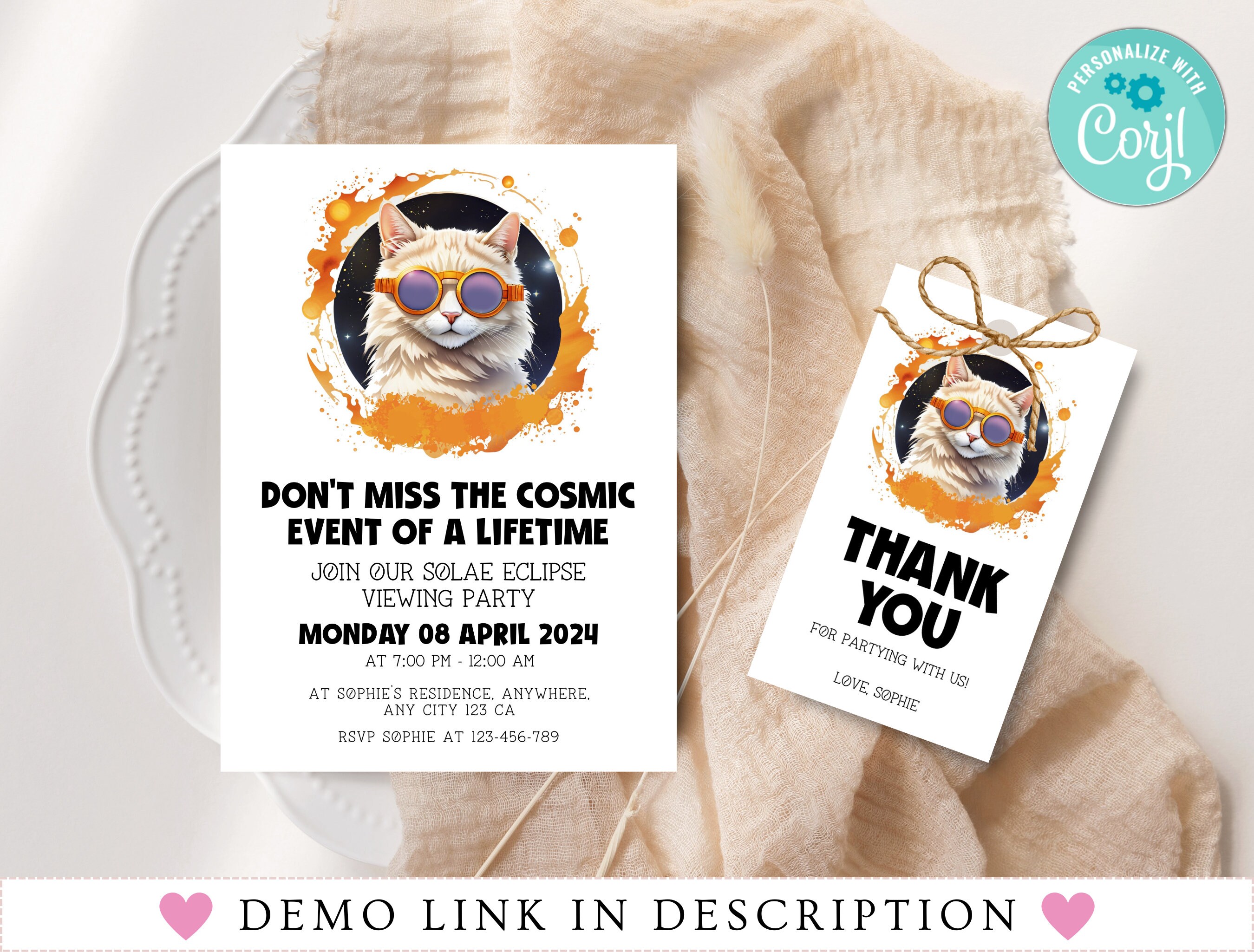 Solar Eclipse Party Invitation, Eclipse Party, Solar Eclipse Theme ...