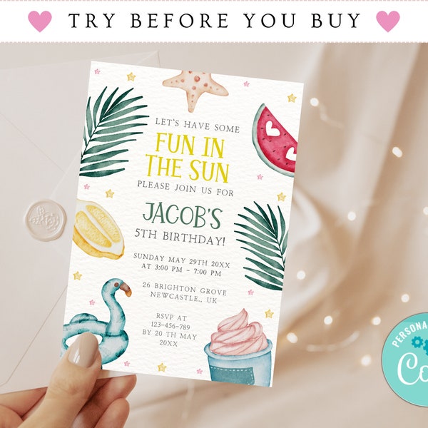 Fun Invitations - Etsy